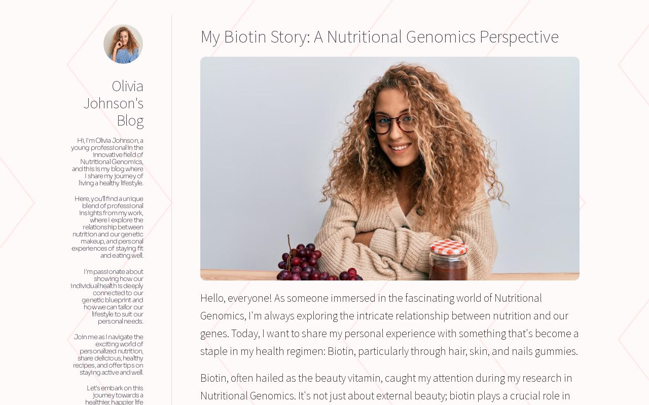 Olivia Johnson's Blog